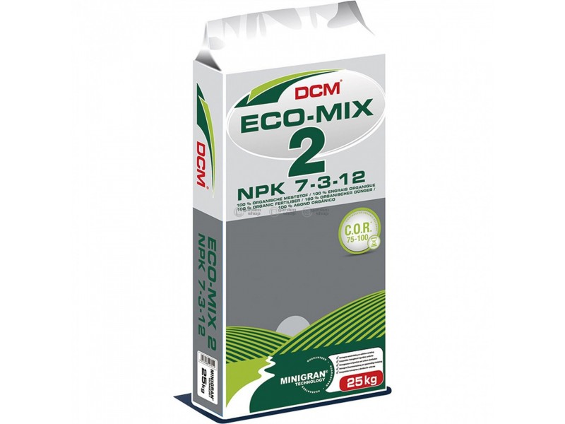 Organic Complete Fertilizer ECO-MIX 2 DCM (7-3-12) 25 kg |kipogeorgiki.gr