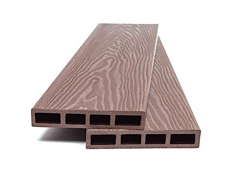 WPC Fencing Board LIGHT BROWN 2x12x360cm 9040 Double Sided