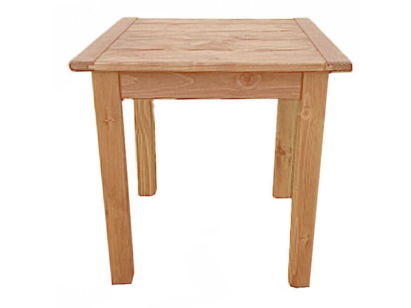 Sun Lounger Table 44x44x(Η)45cm Walnut Impregnated Paint