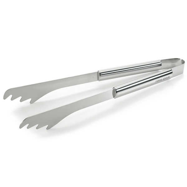 Short Stainless Steel Tongs Forge Adour