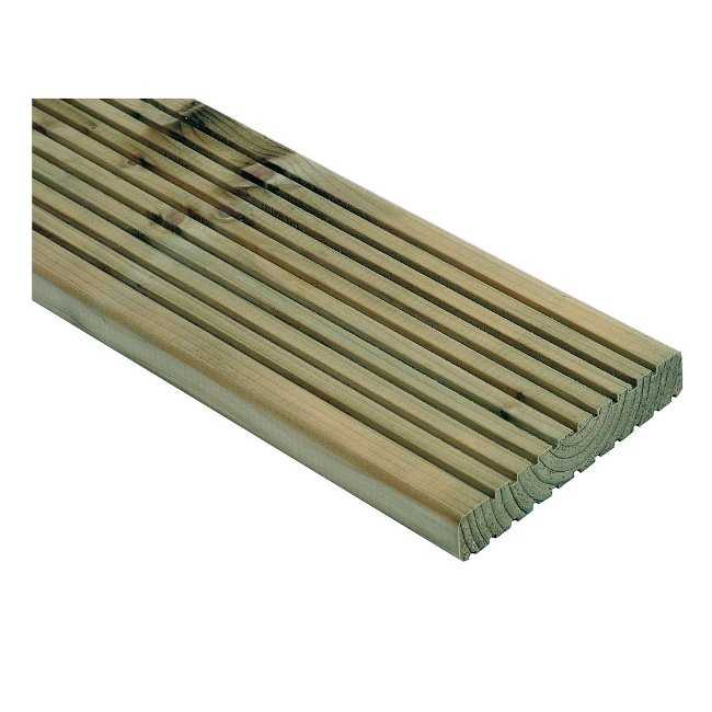 Τάβλες Deck Αυλακωτές 2,1 x 12 x 450cm | Κηπογεωργική