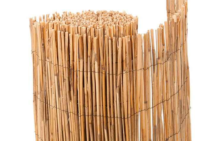 Reed Roll Thin Ø6-10mm / 200(H)x500cm | Τimber | kipogeorgiki.gr