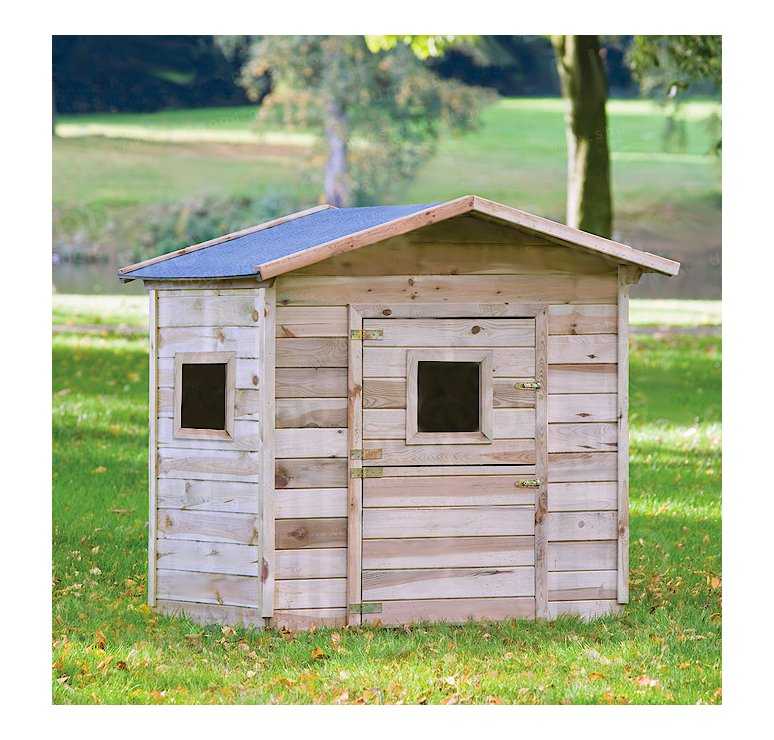 Wooden Child House 155(H)x140x105cm - Kids Playhouses