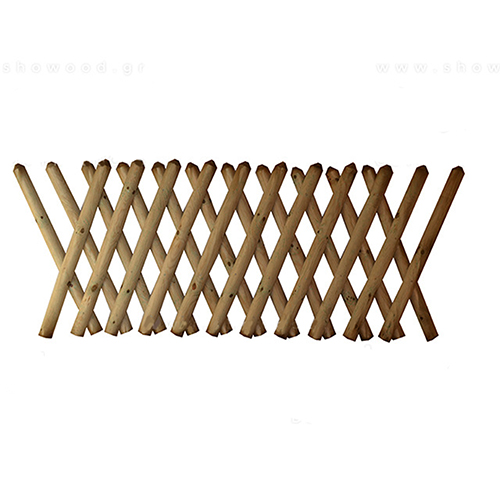 Wooden Cross Fence 80(h) x 250cm
